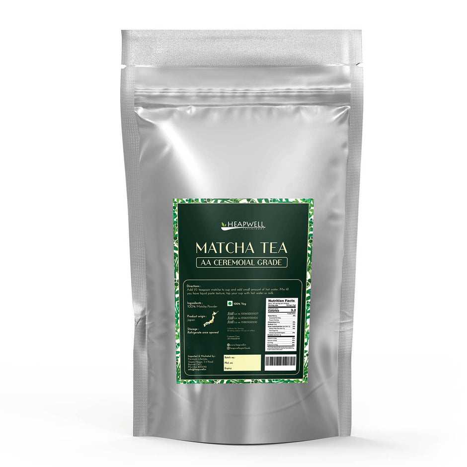 Buy Matcha Green Tea | India | Heapwell Superfoods | SHOP